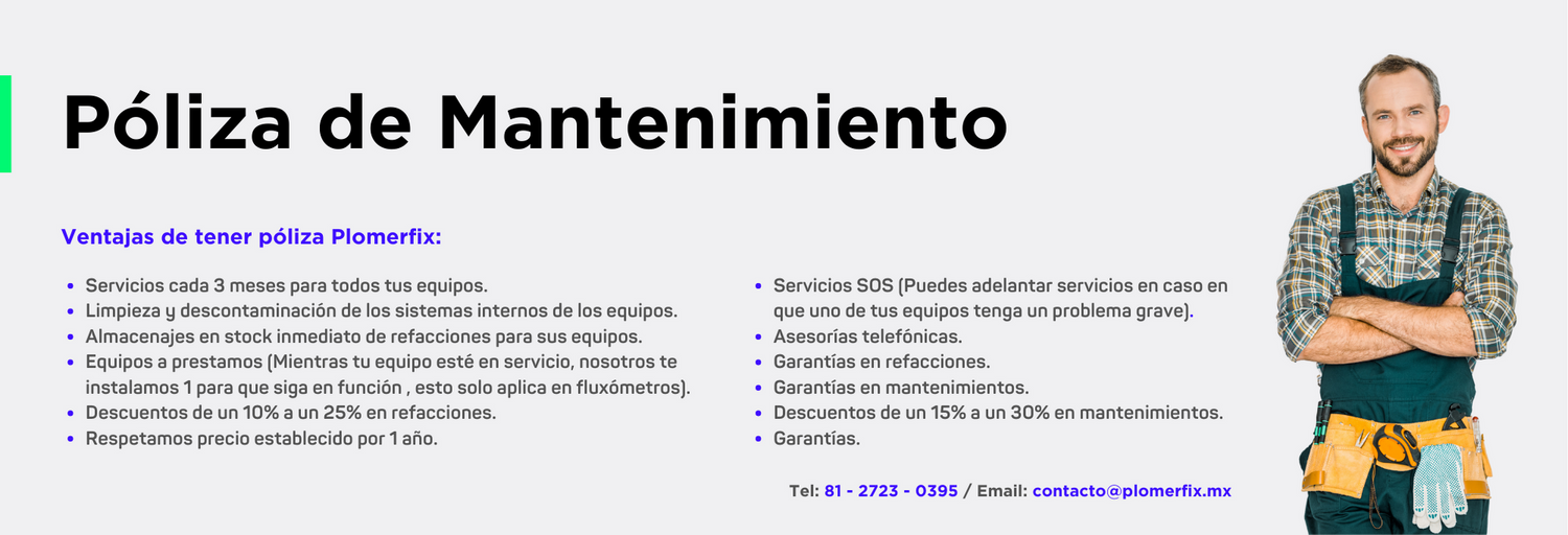 Póliza de Mantenimiento para instituciones – PlomerFix
